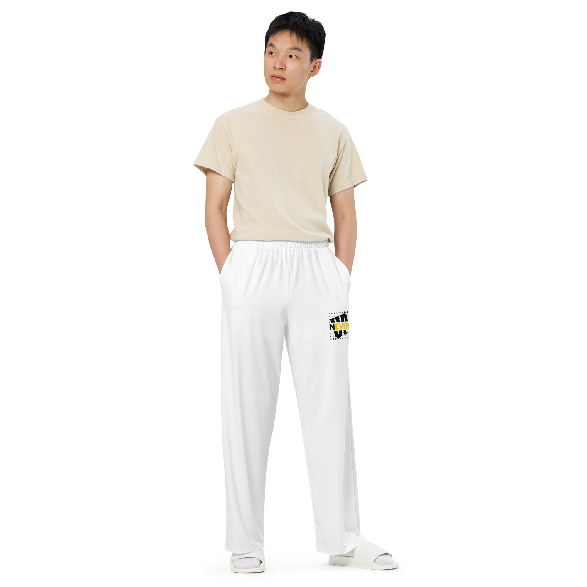 All-over print unisex wide-leg pants – Mintastic Studio